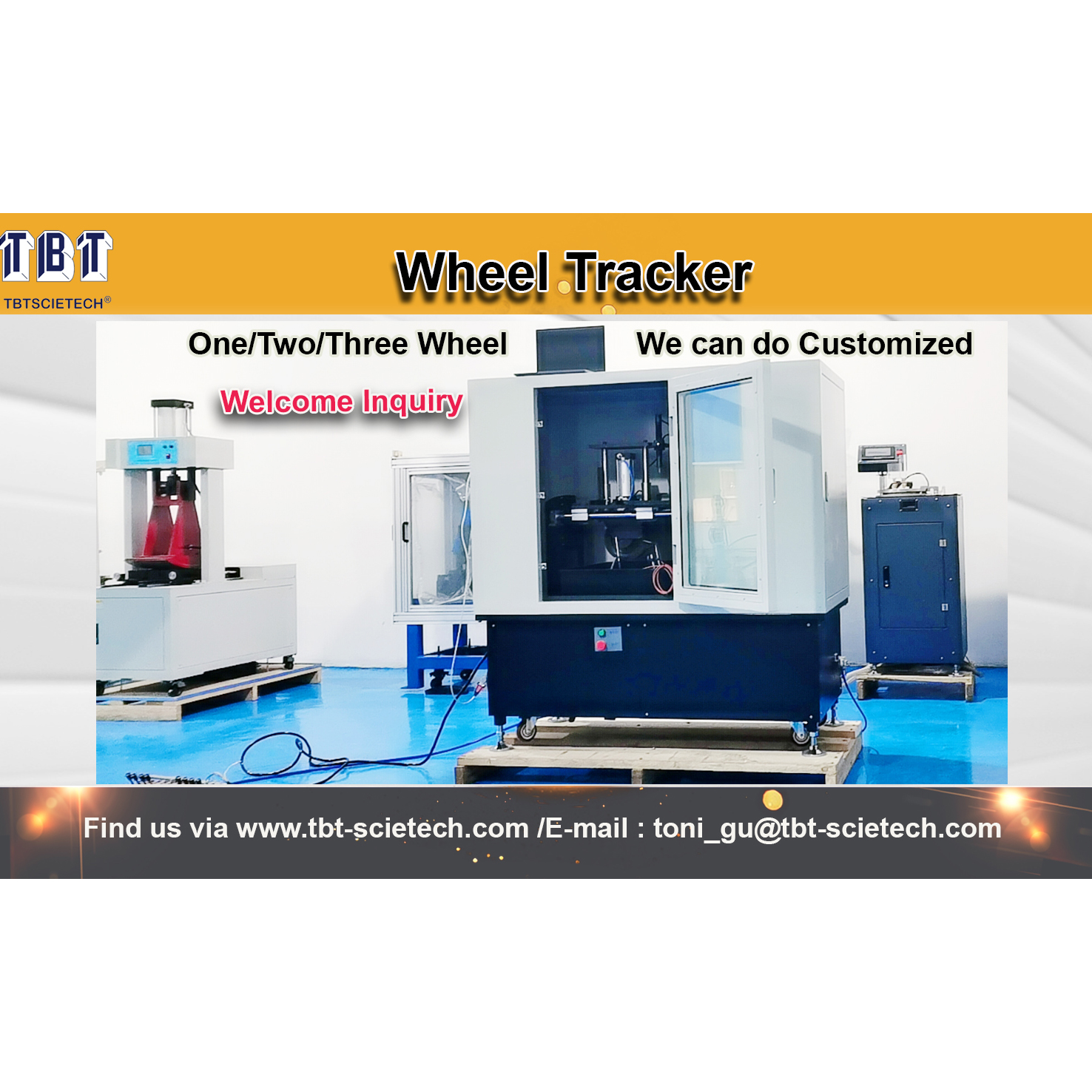 TBT SCIETECH wheel track testing machine TBTACZ-5 teaching video - TBT ...